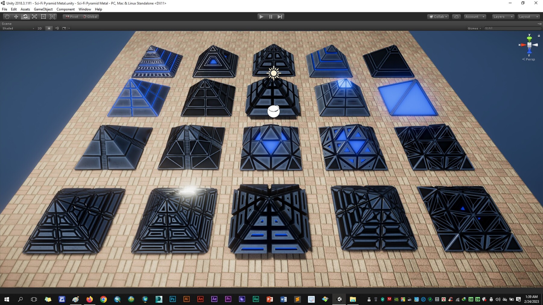 ArtStation - Sci-Fi Pyramid Metal | Resources
