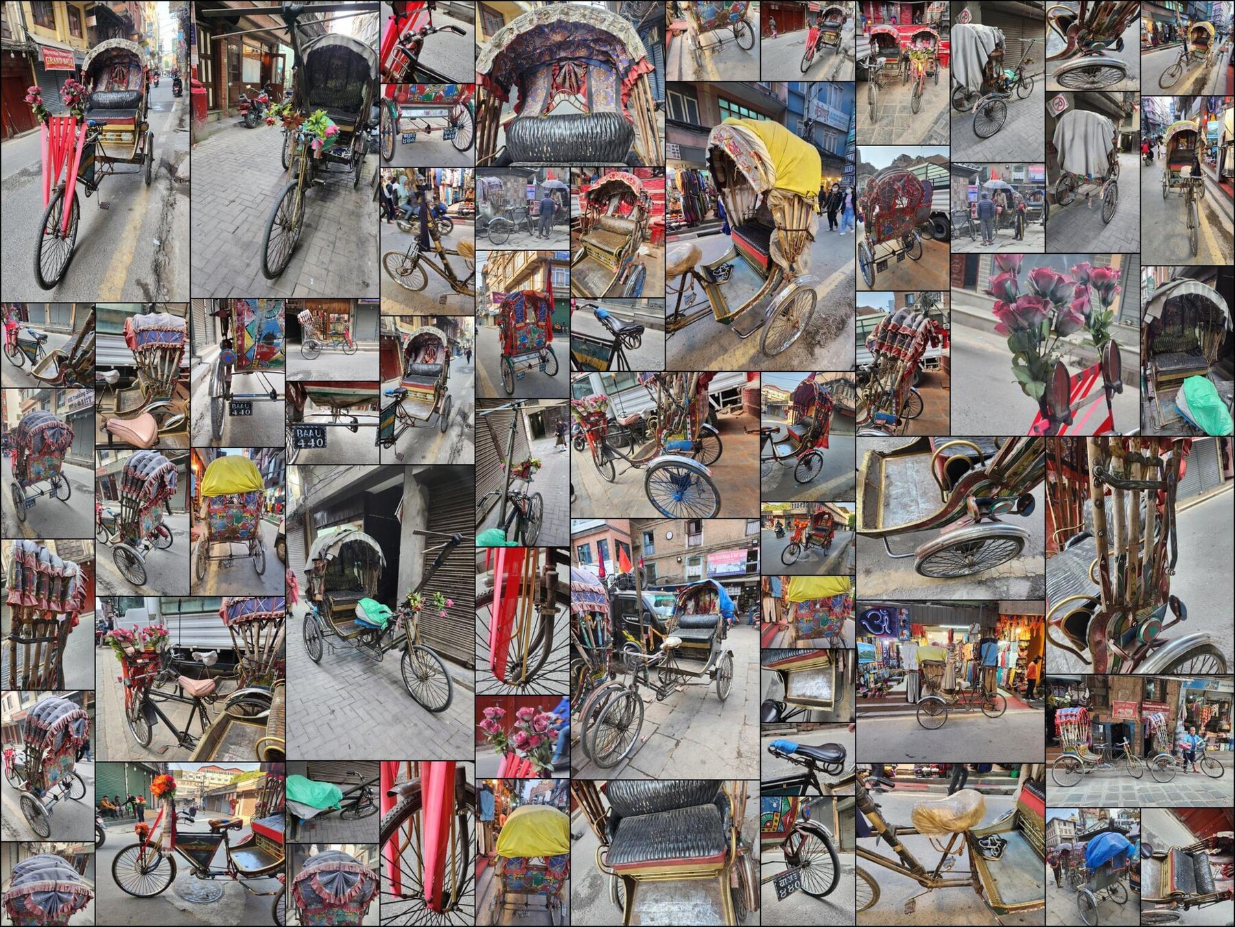 ArtStation - 62 photos of Nepalese Cycle Rickshaws | Resources