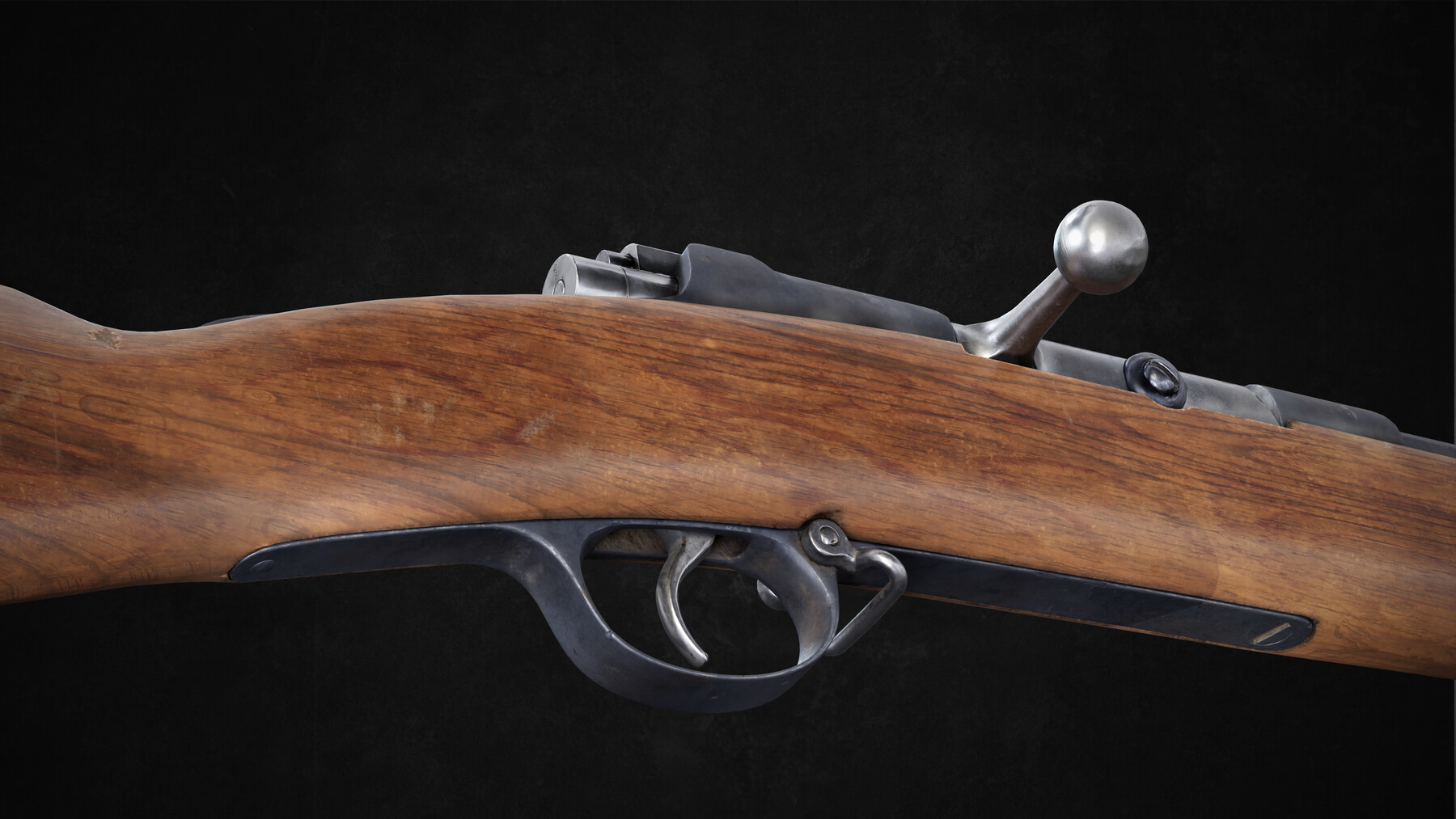 ArtStation - Rifle German Mauser Gewehr 71 | Game Assets