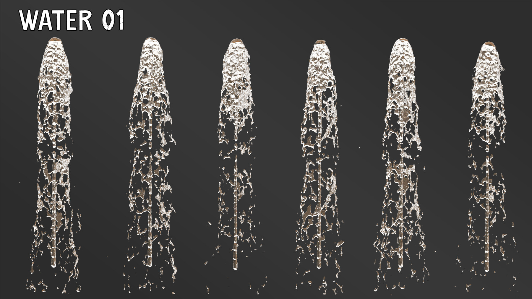 ArtStation - 6 Animated water Fountain_ Set 02 | Resources