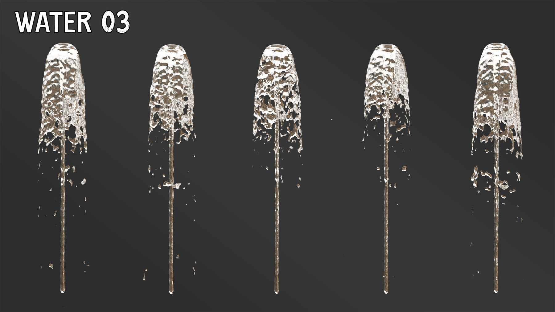 ArtStation - 6 Animated water Fountain_ Set 02 | Resources