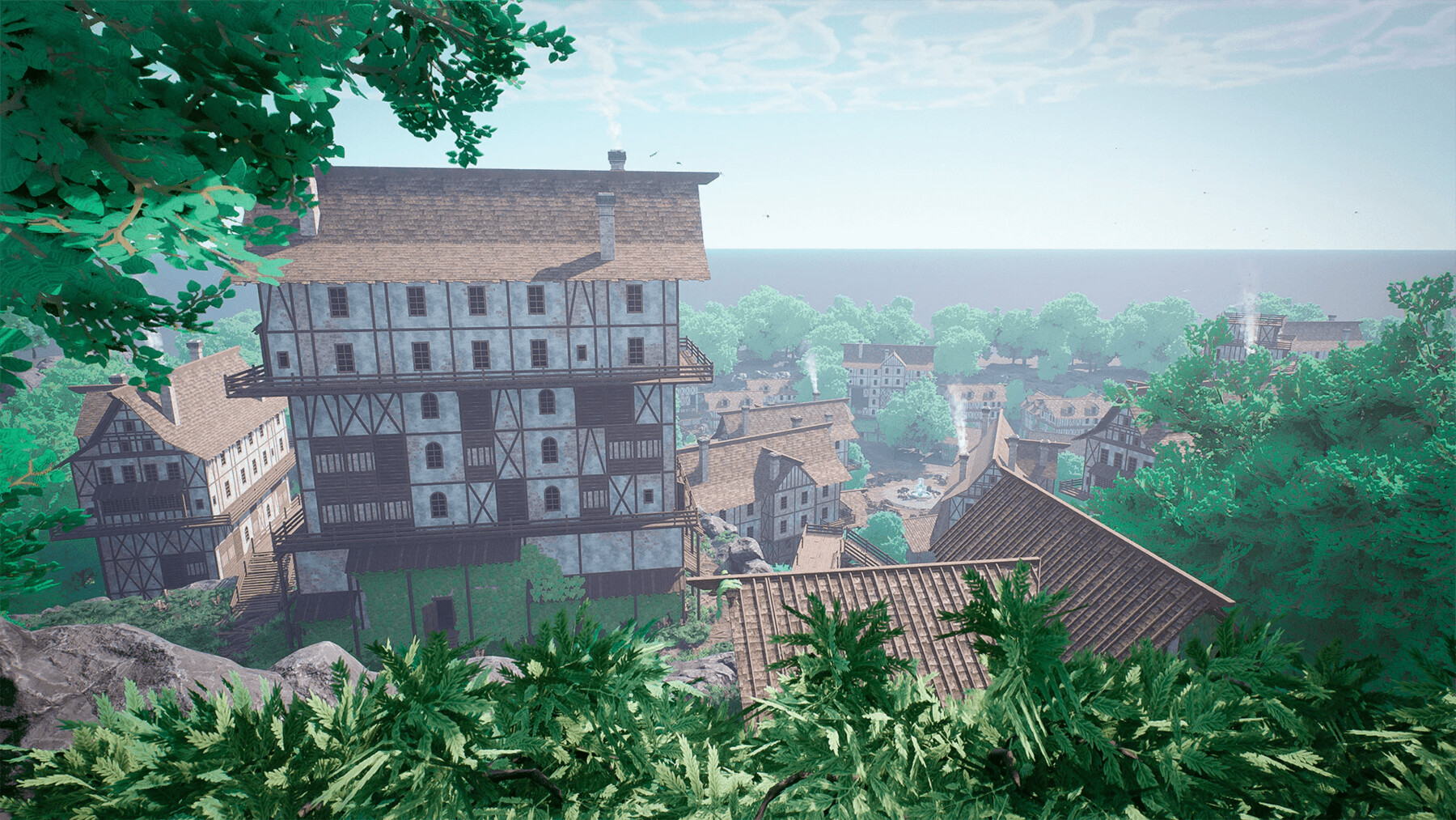 ArtStation - Modular Medieval Town - Medieval Village - Medieval City ...