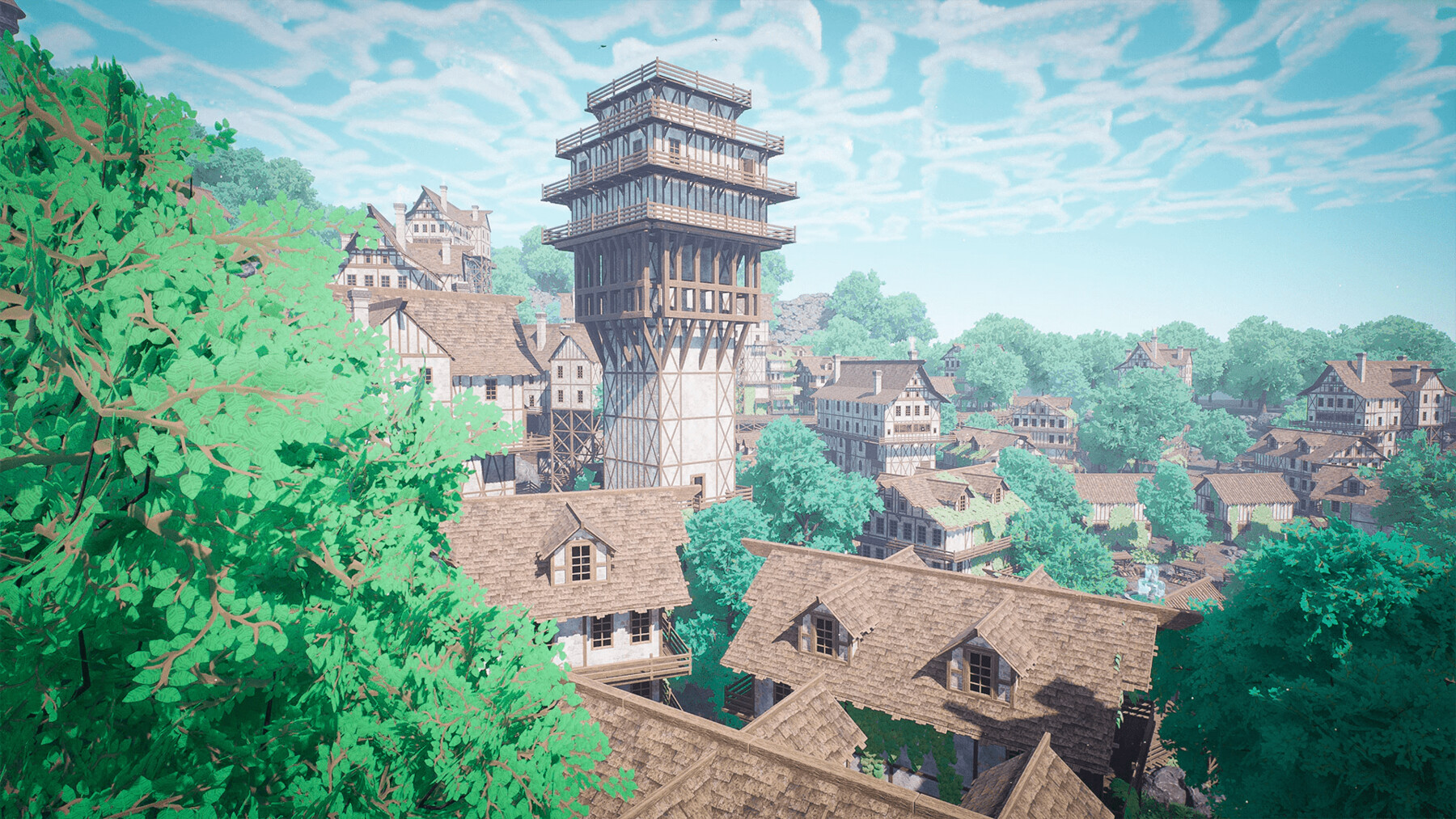 ArtStation - Modular Medieval Town - Medieval Village - Medieval City ...