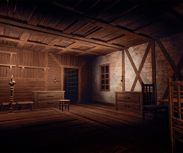 ArtStation - Modular Medieval Town - Medieval Village - Medieval City ...