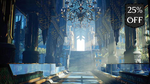 ArtStation - Olympus - Temple Of The Gods - Ancient Temple - Modular ...