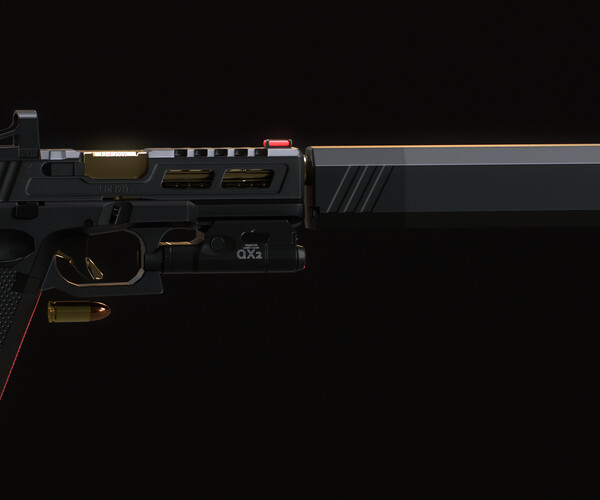 ArtStation - Ghost 9mm | Game Assets