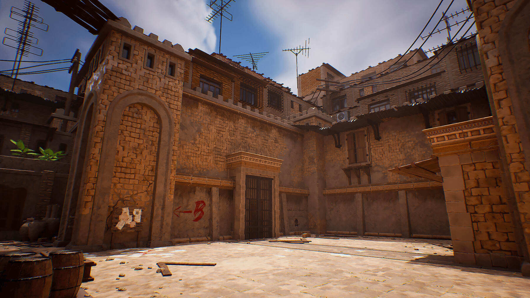 ArtStation - Modular Desert Town - Desert City - Desert Village | Game ...