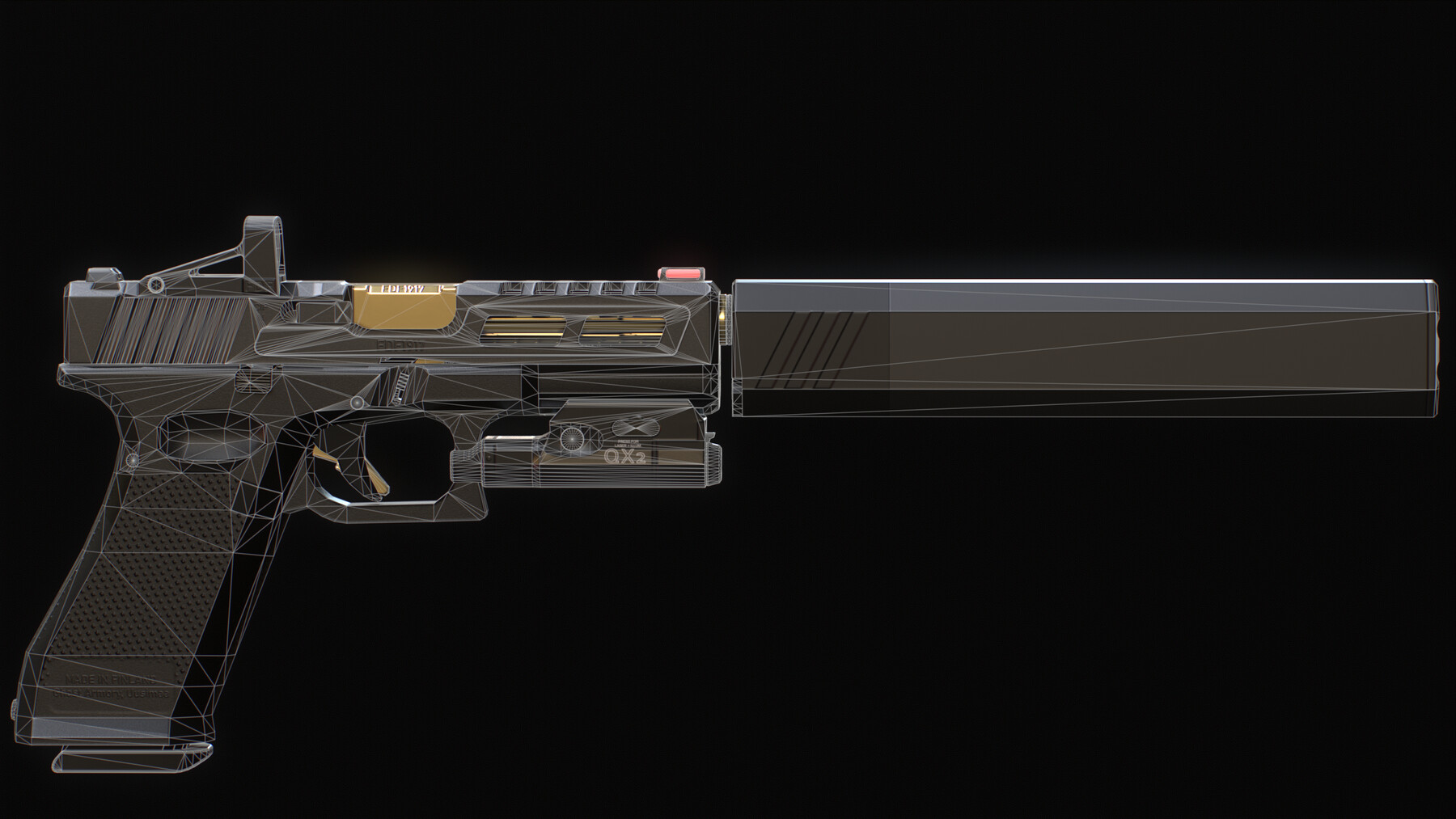 ArtStation - Ghost 9mm | Game Assets