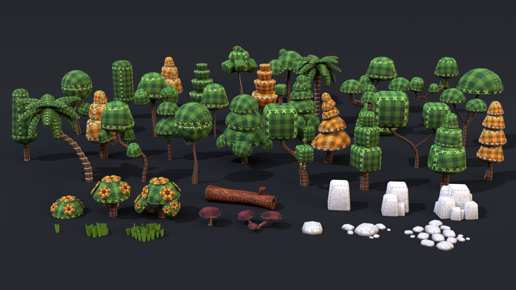 ArtStation - Low Poly Stylize Nature Pack | Game Assets