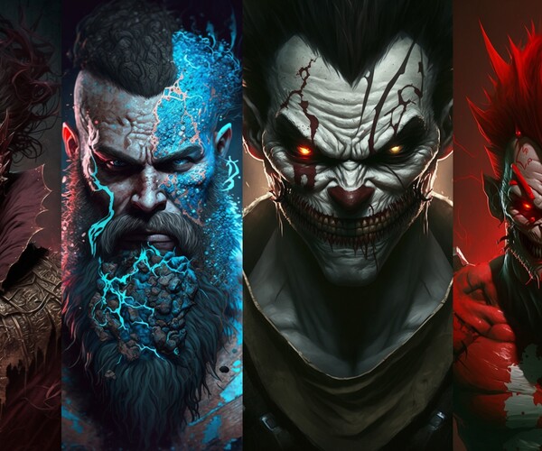 ArtStation - 8K Horror Pack of 150 JPEG - Characters, Wallpapers ...