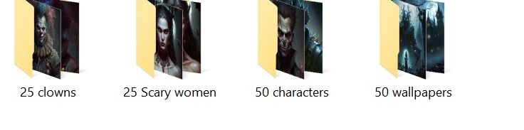 ArtStation - 8K Horror Pack of 150 JPEG - Characters, Wallpapers ...