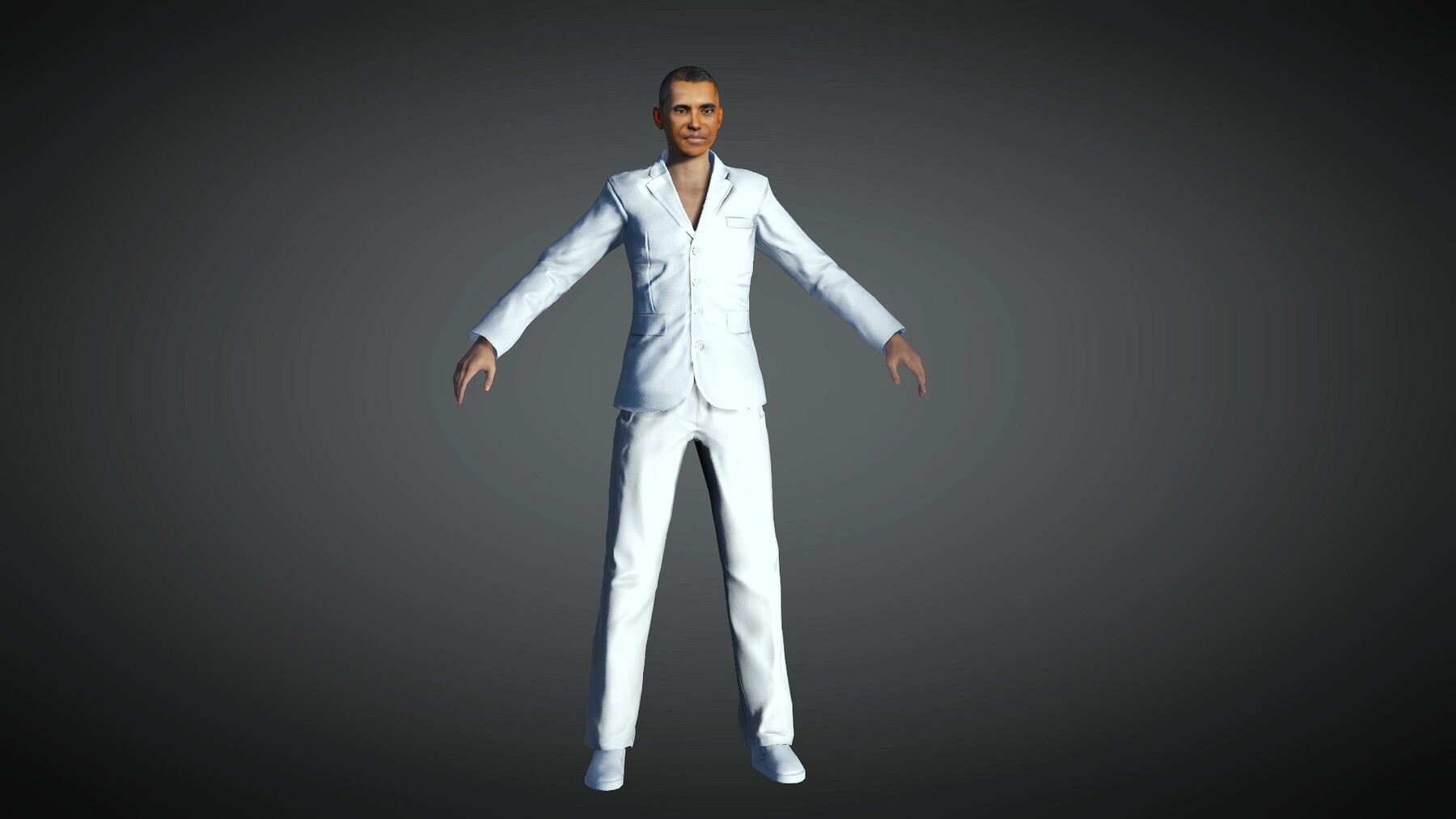 ArtStation - Barack Obama/44th President of the United States with ...