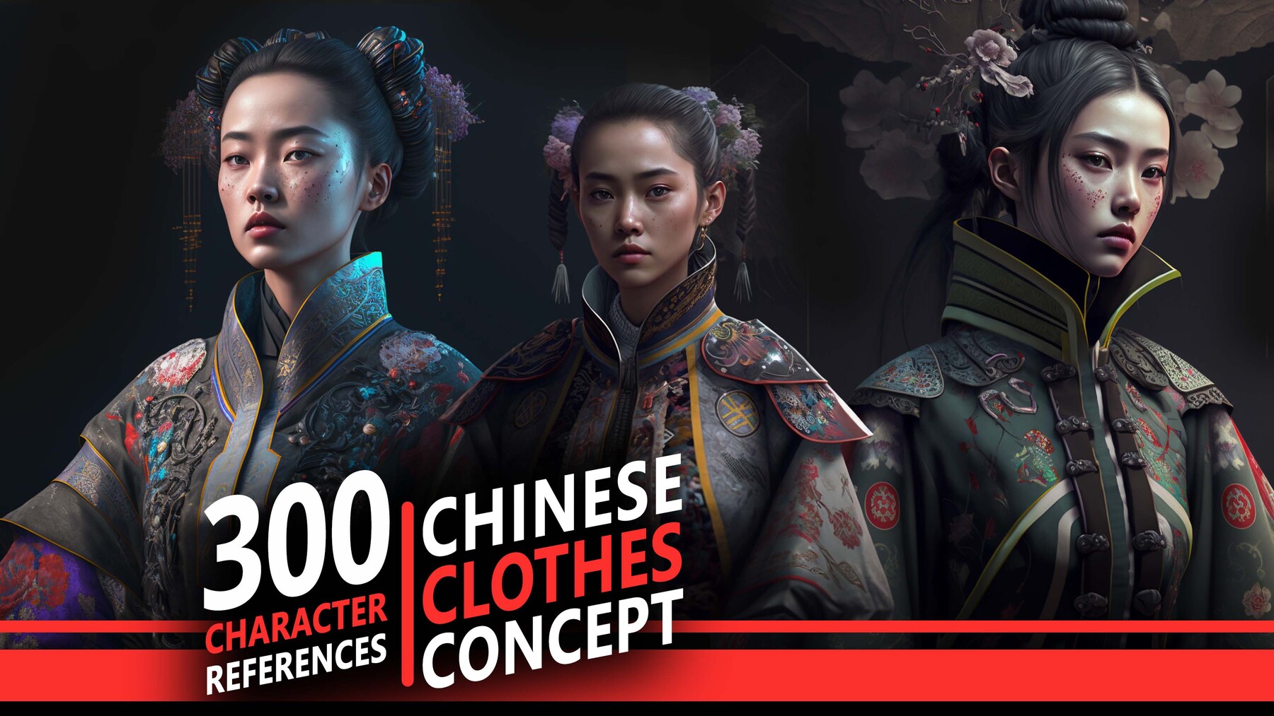 ArtStation - 300 Chinese Clothes Concept - Character references | Artworks