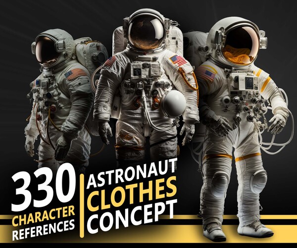 ArtStation - 330 Astronaut Clothes Concept - Character references ...