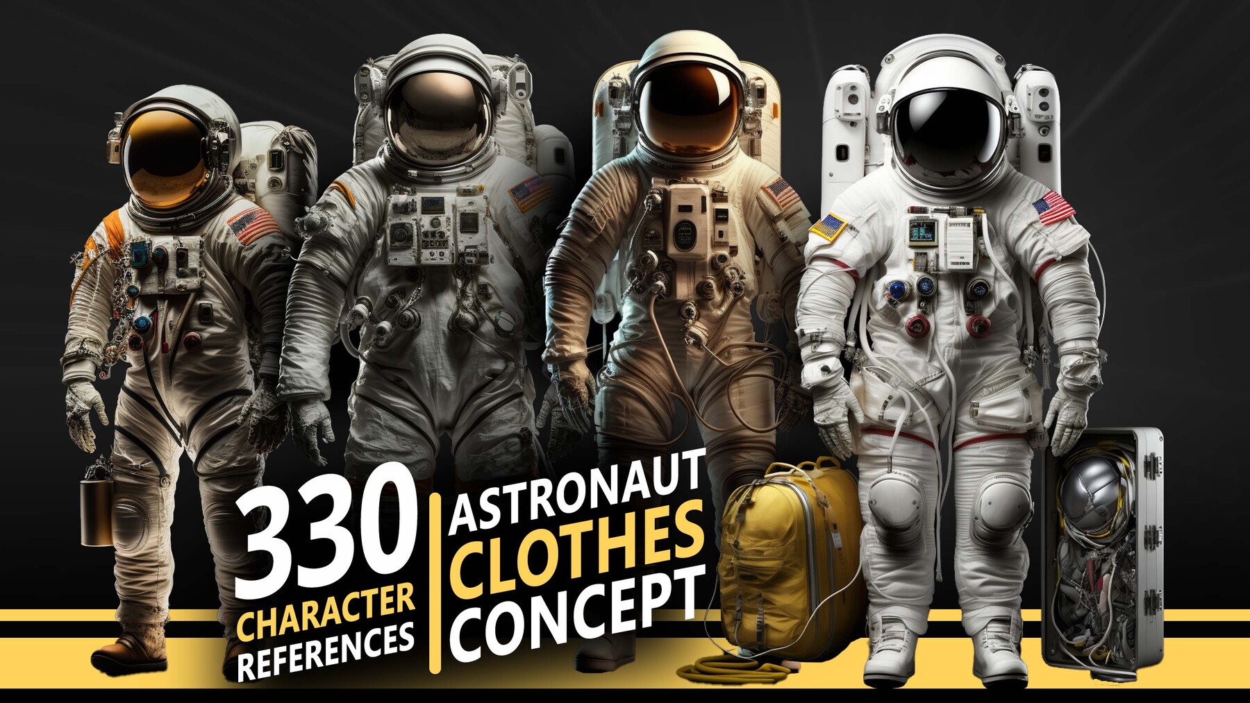 ArtStation - 330 Astronaut Clothes Concept - Character references ...