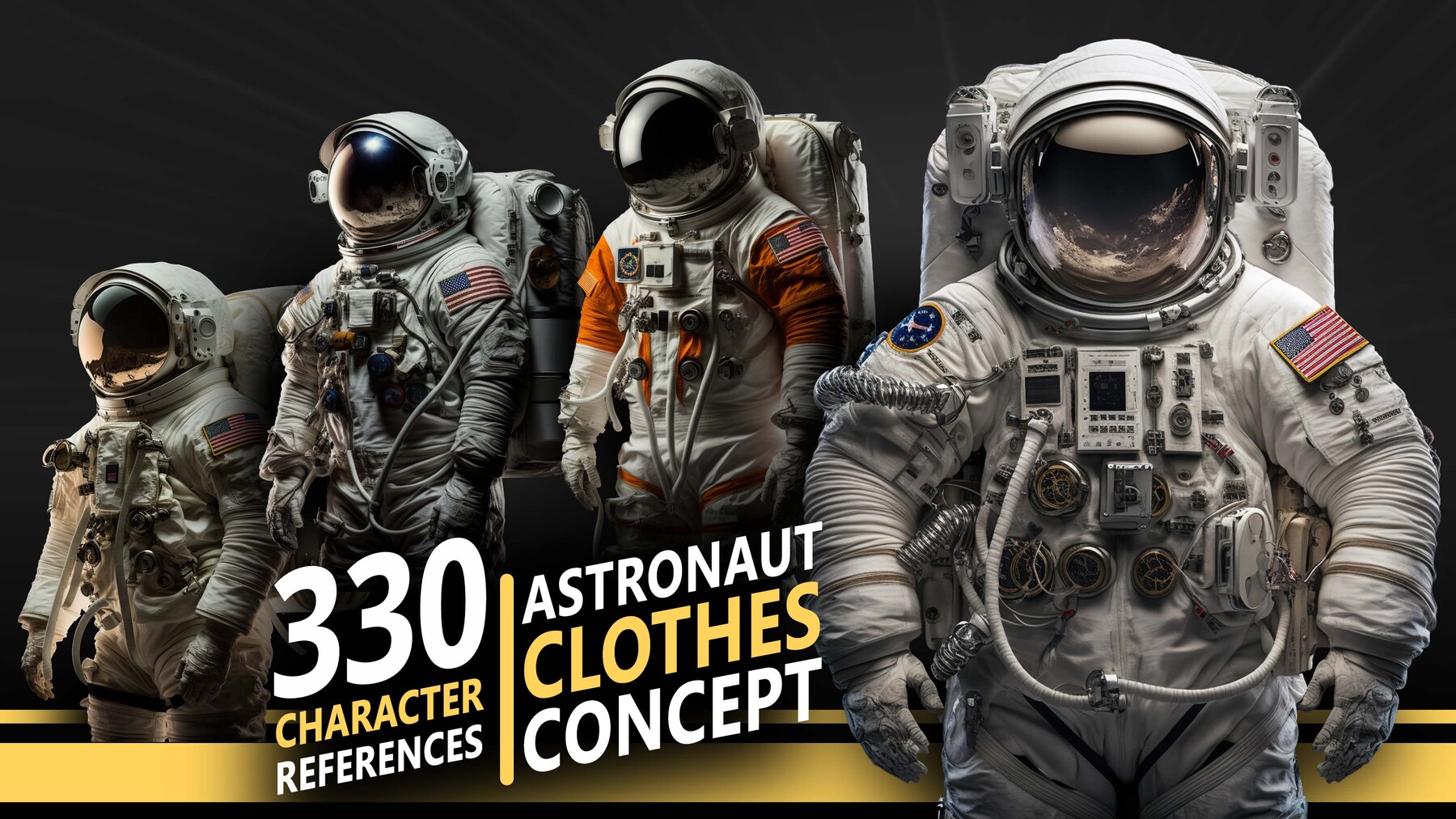 ArtStation - 330 Astronaut Clothes Concept - Character references ...