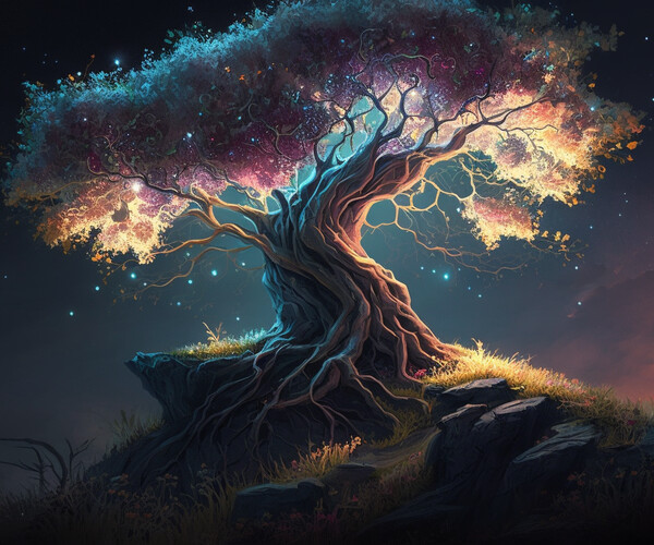 ArtStation - Tree in the feywild | Artworks