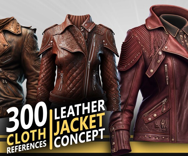 ArtStation - 300 Leather Jacket Concept - Character references | Artworks
