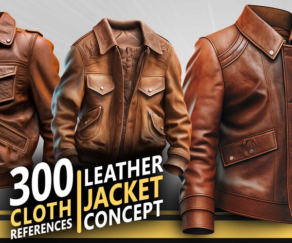 ArtStation - 300 Leather Jacket Concept - Character references | Artworks