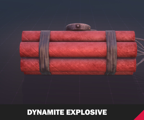 ArtStation - Dynamite Explosive | Game Assets