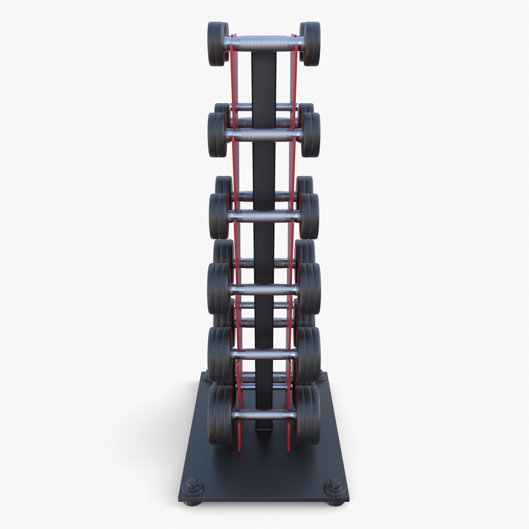 ArtStation - Vertical dumbbell rack | Game Assets