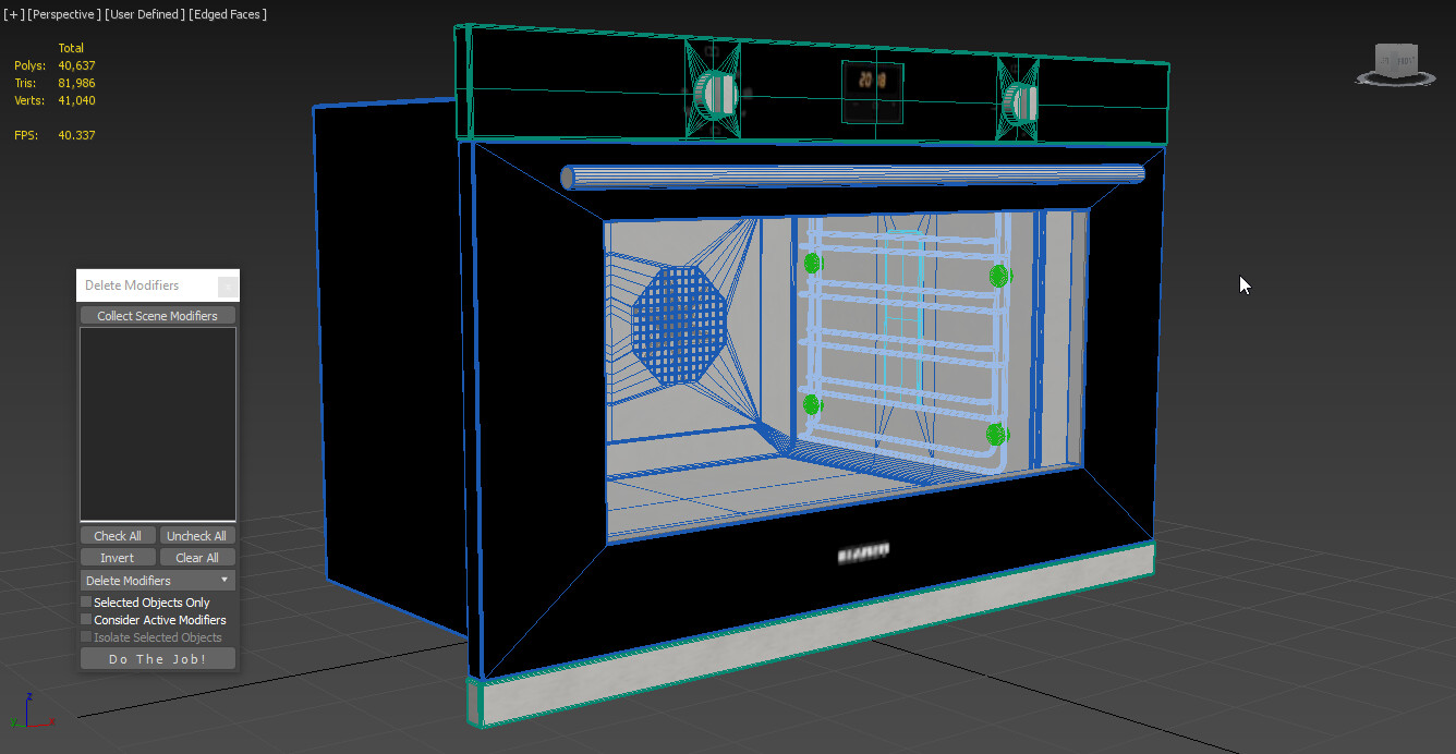 ArtStation - BLANCO 90cm Electric Oven BOSE900X 3D Model | Resources