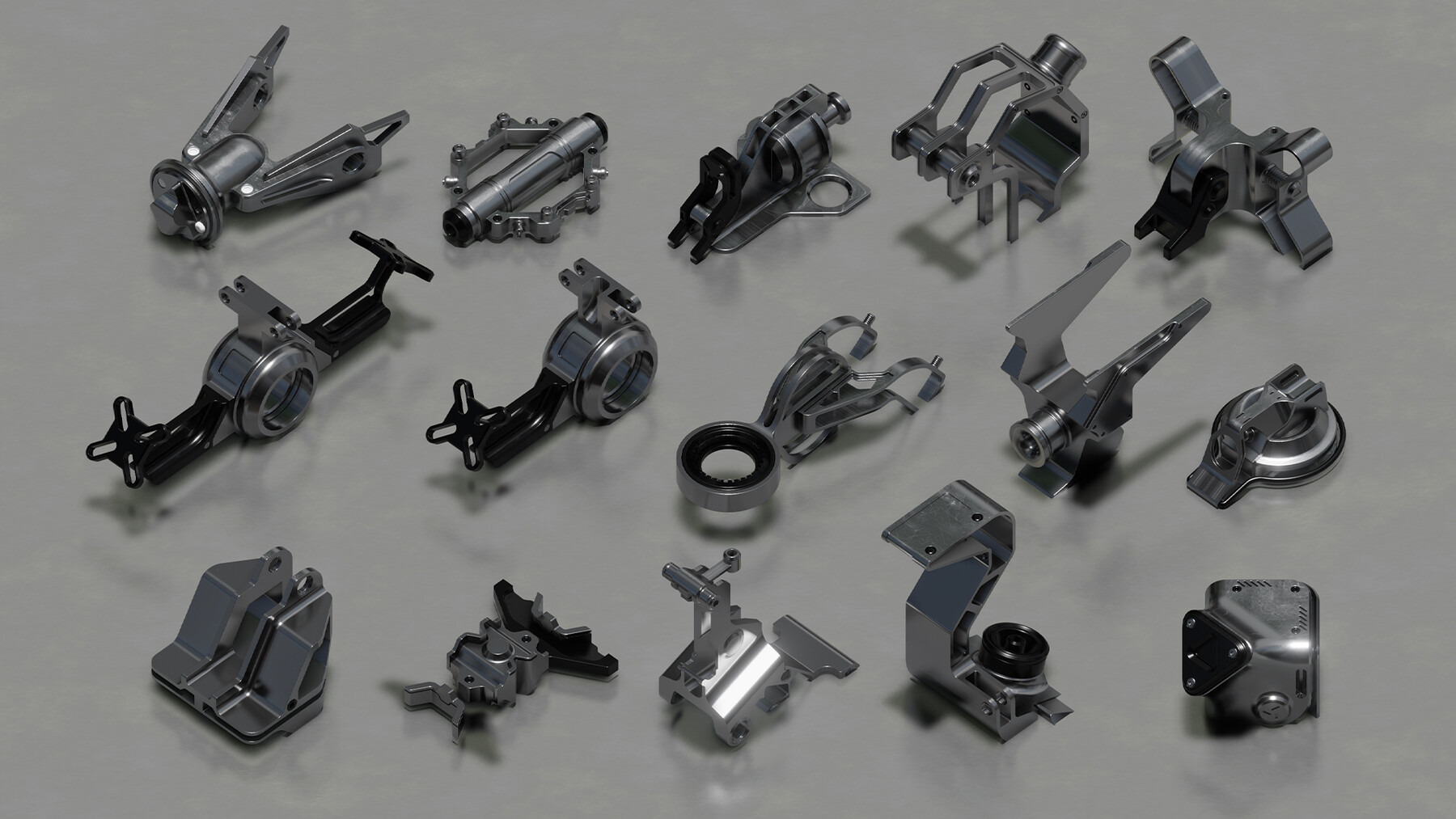 ArtStation - Sci-Fi Hard Surface KITBASH 50 DETAILS | Resources