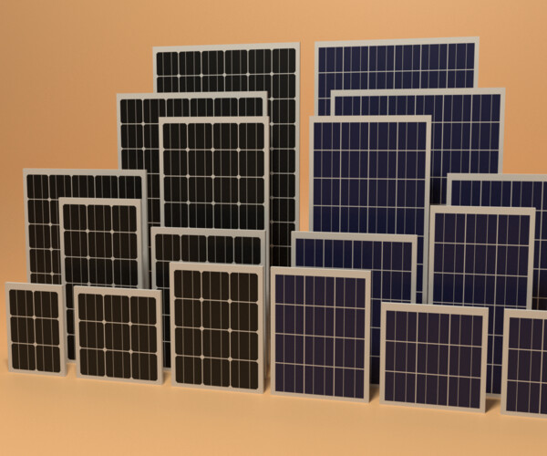 ArtStation - Solar Panels Collection 3d model | Resources