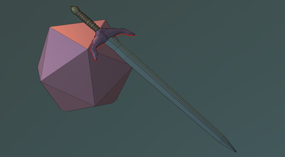 ArtStation - 3D model of a Sword | Resources