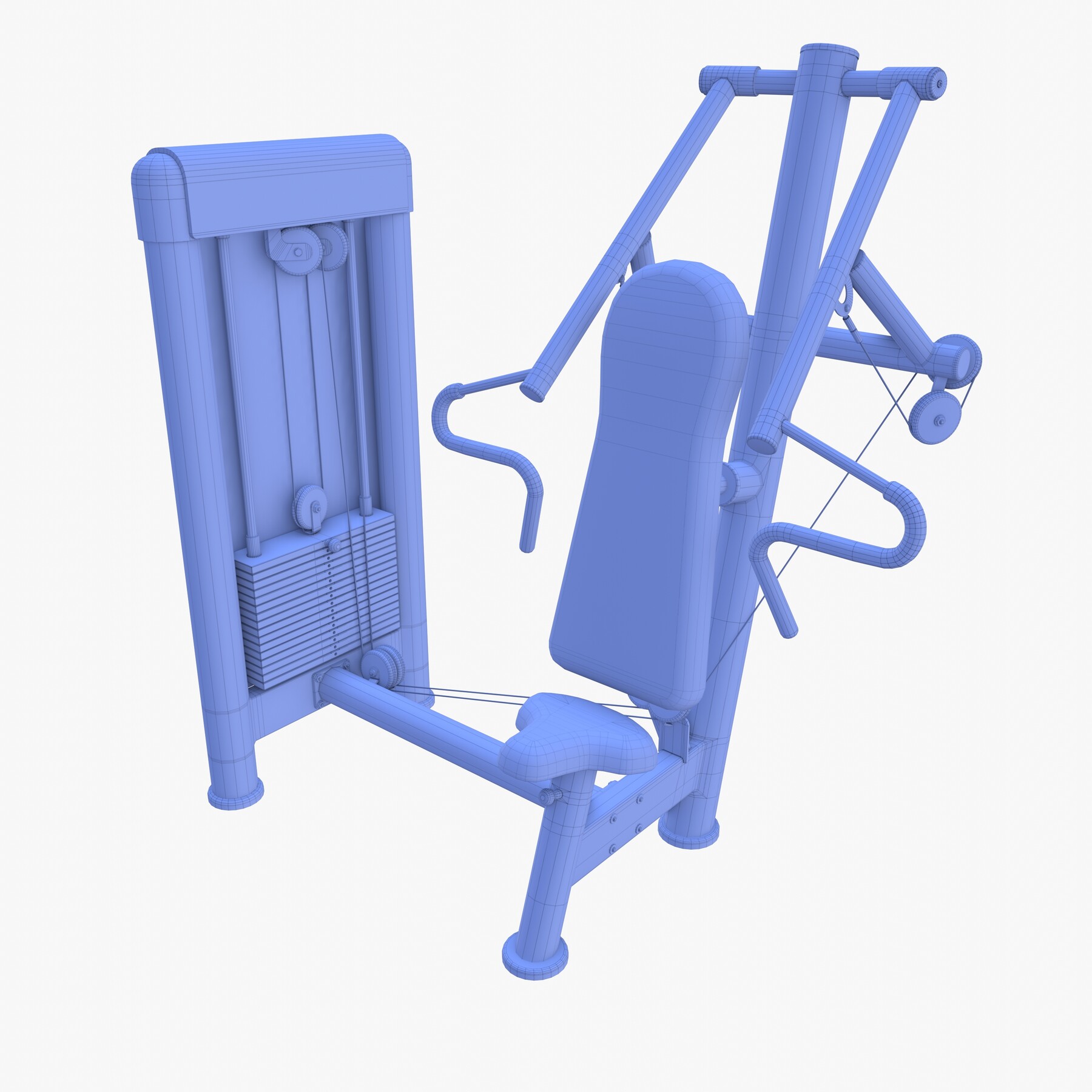 ArtStation - Inclined chest press machine | Game Assets
