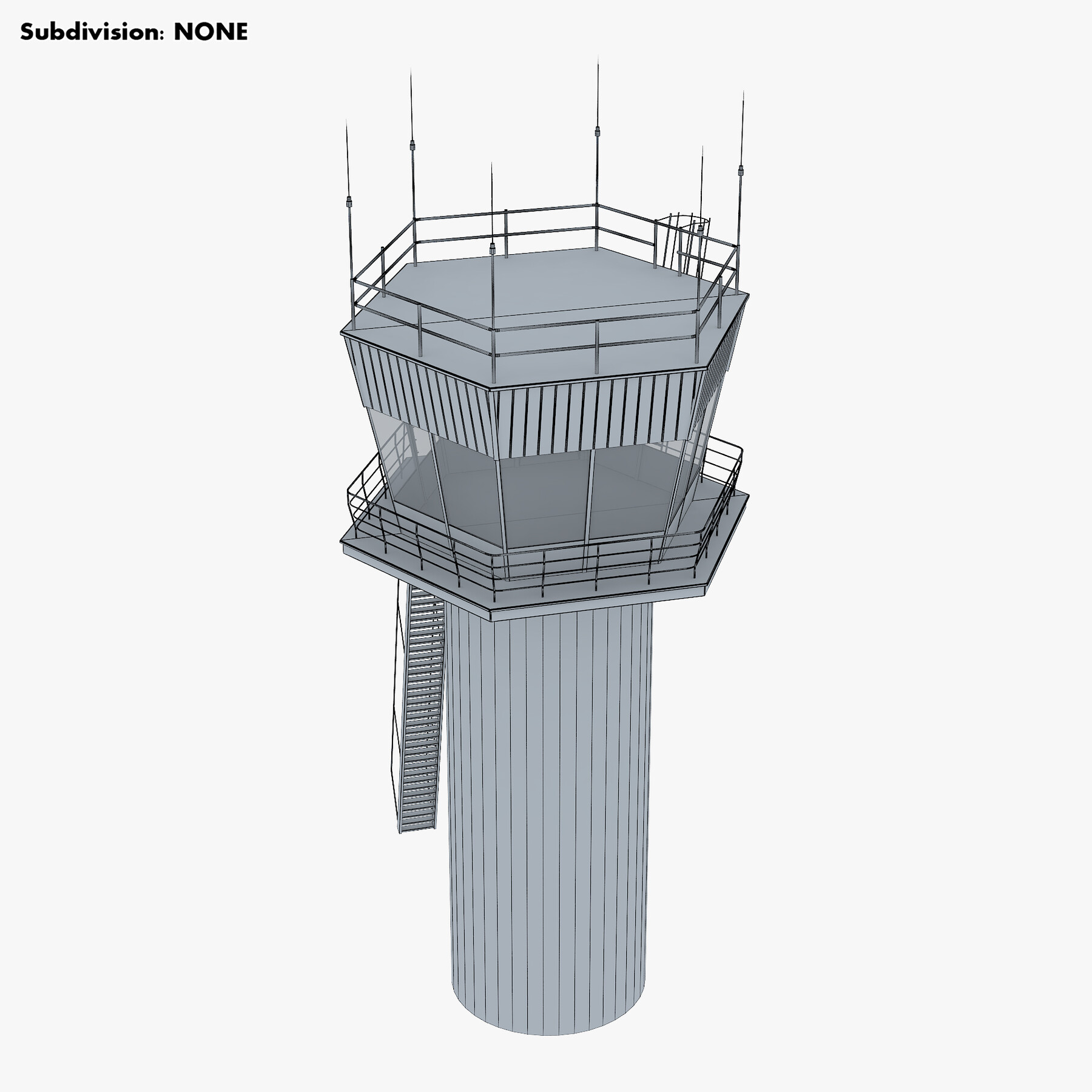 ArtStation - Airport Air Traffic Control Tower M 1 | Resources