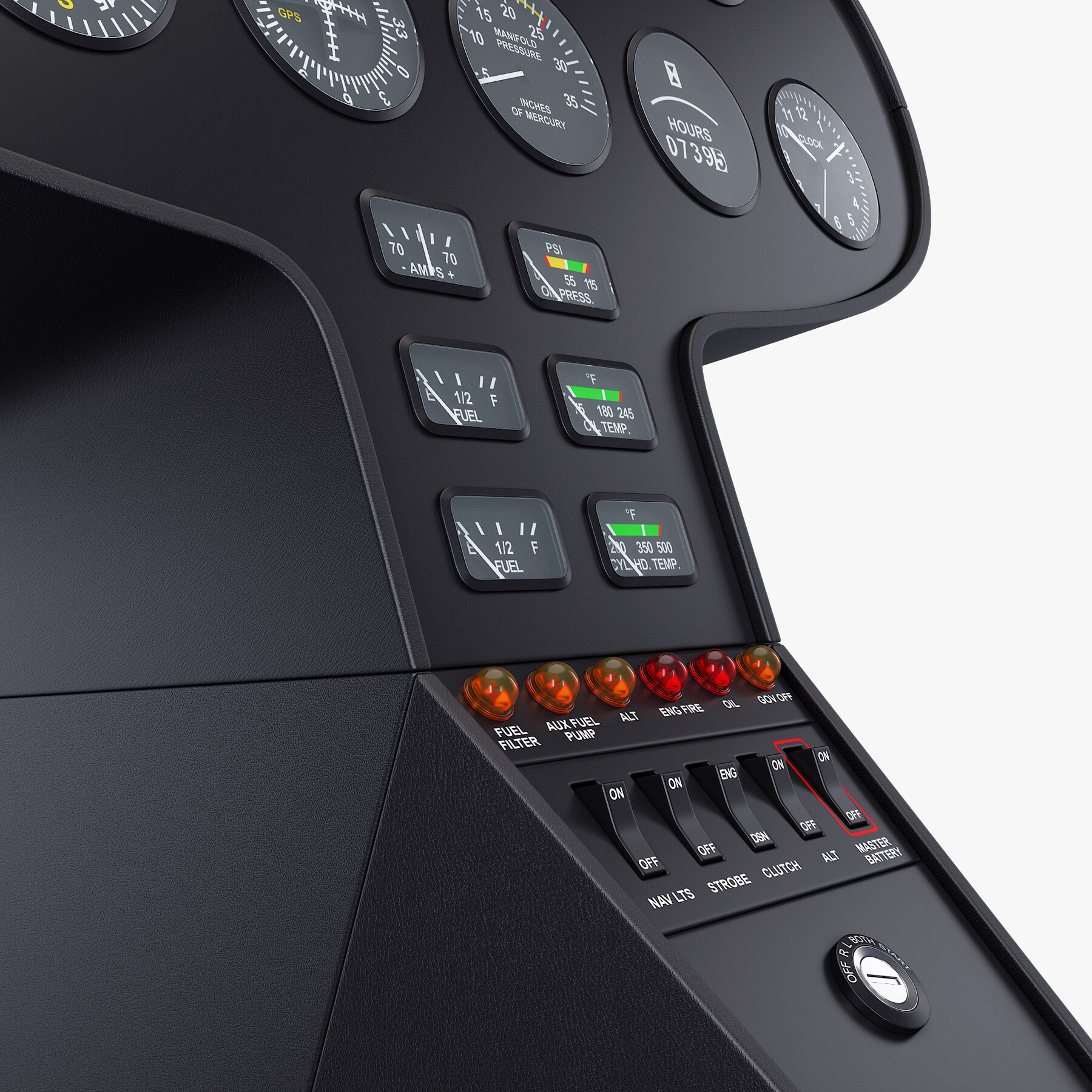 ArtStation - Aircraft Instrument Panel v 1 | Resources