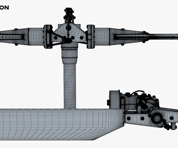 ArtStation - Helicopter Rotor System v 1 | Resources