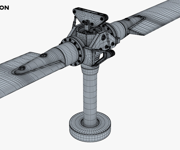 ArtStation - Helicopter Rotor System v 1 | Resources
