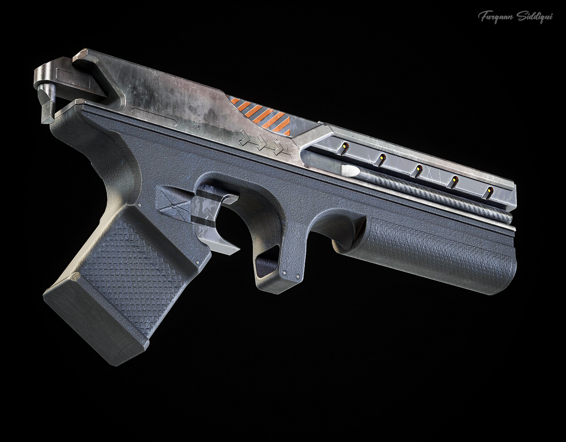 ArtStation - Sci-fi Laser Gun PBR | Game Assets