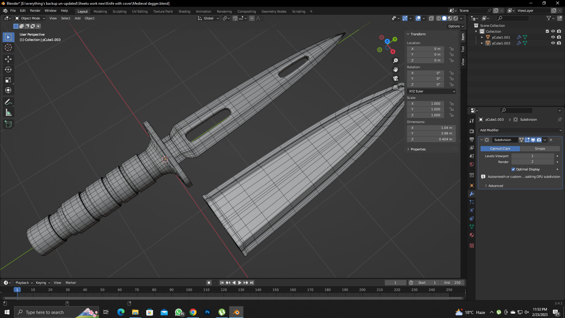 ArtStation - Medieval dagger | Resources