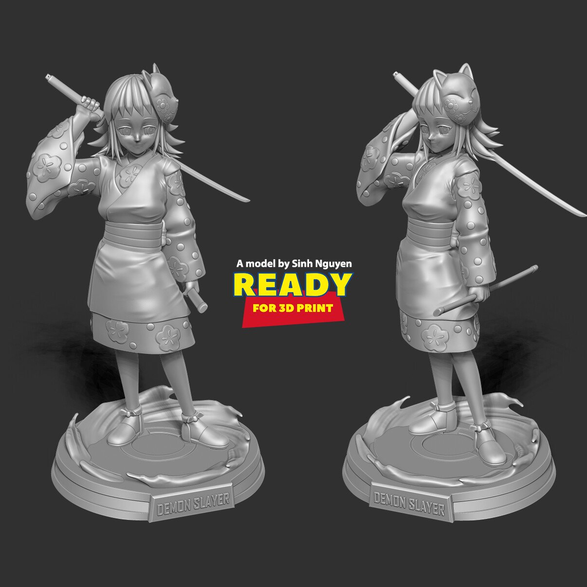 Artstation Makomo Demon Slayer Fanart Resources