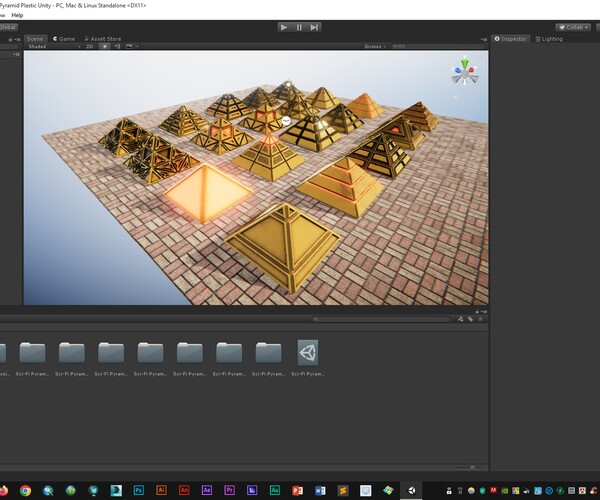 ArtStation - Sci-Fi Pyramid Plastic | Game Assets