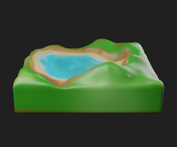 ArtStation - LAKE 3D Model | Resources