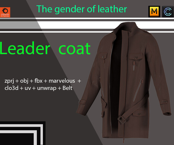 ArtStation - Leader coat | Resources