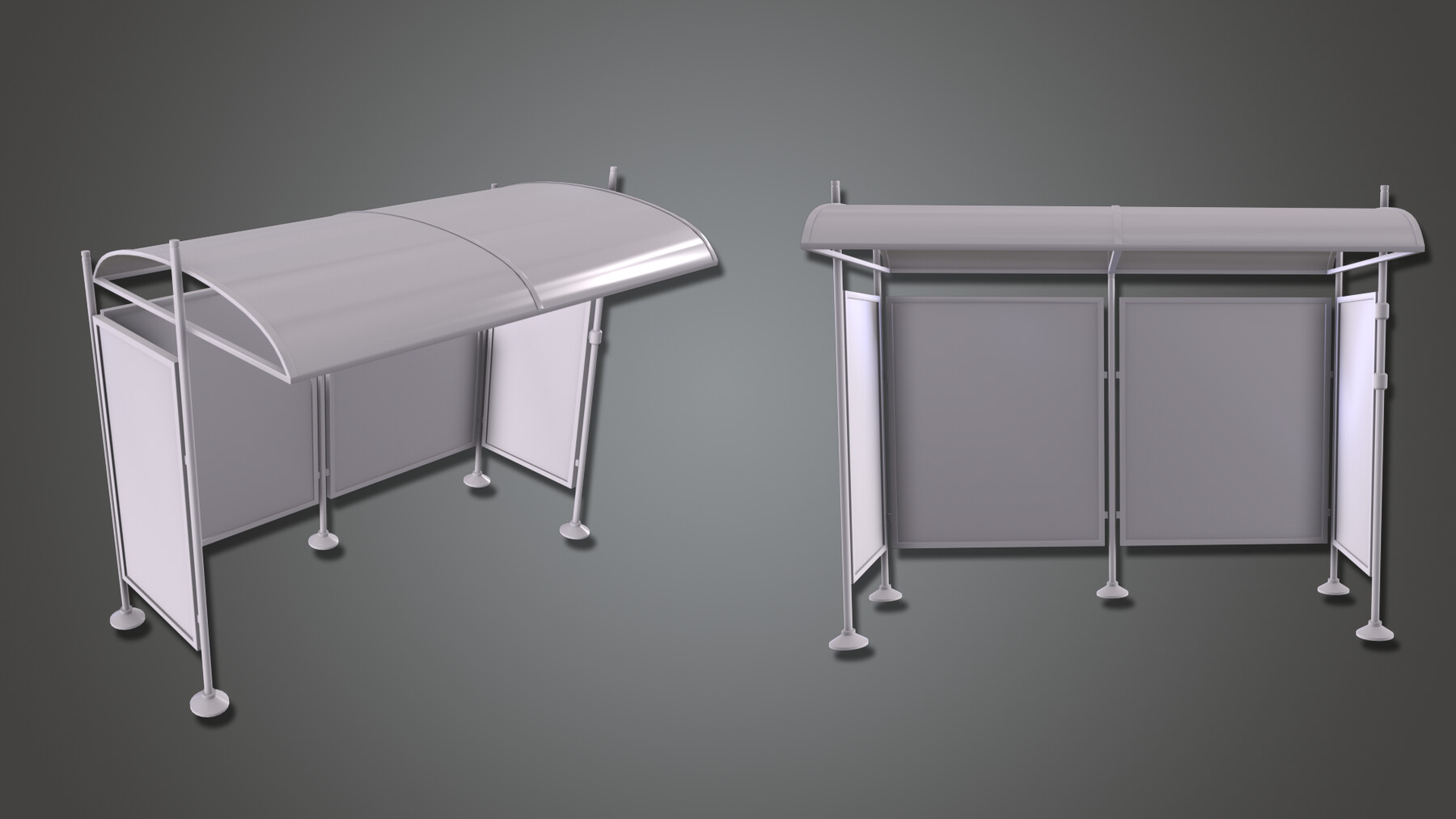 ArtStation - Bus Station Collection VOL.1 - Base Mesh | Resources