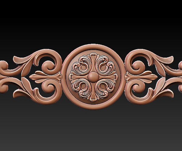 ArtStation - 3D model for CNC machines decor. | Resources