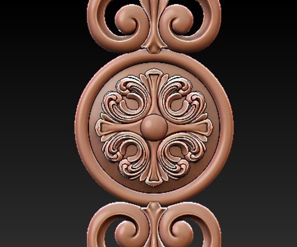 ArtStation - 3D model for CNC machines decor. | Resources