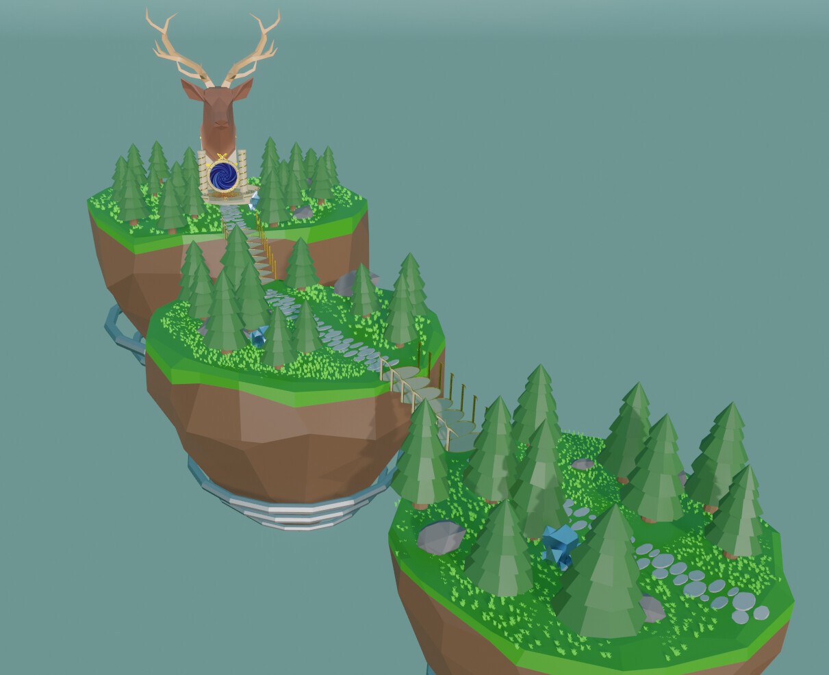 ArtStation - The three mysterious islands | Resources