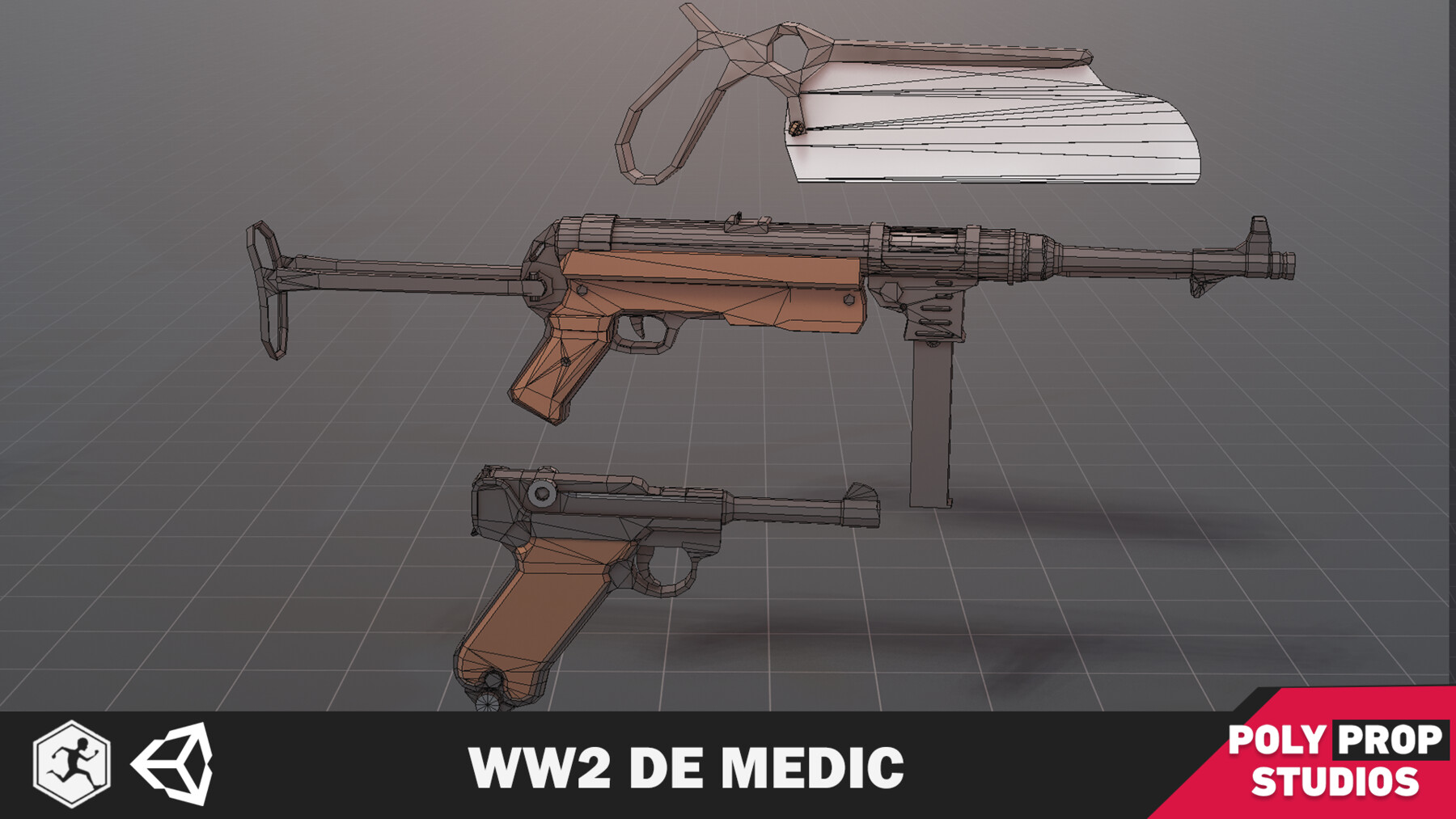 ArtStation - WW2 DE Medic | Game Assets