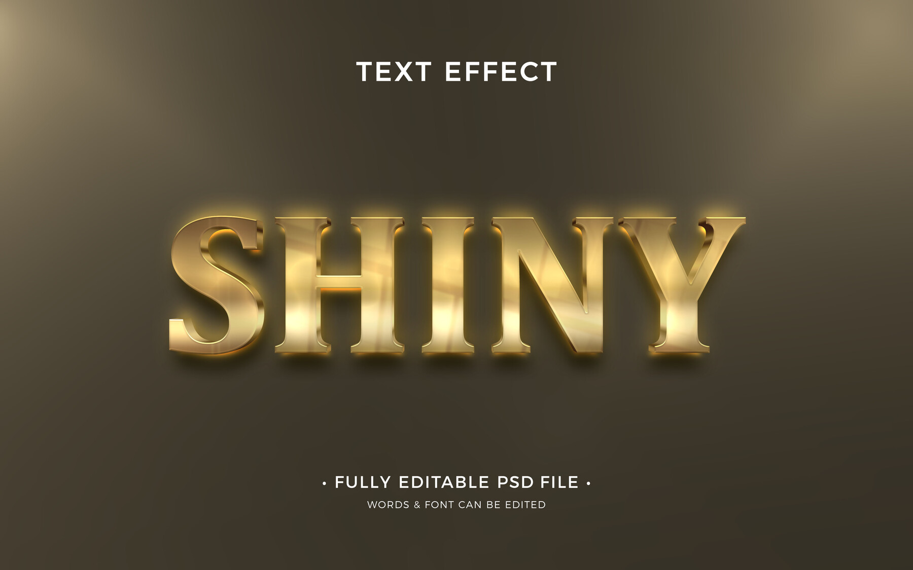 ArtStation - 3D Shiny PSD fully editable text effect. Layer style PSD mockup template. | Artworks
