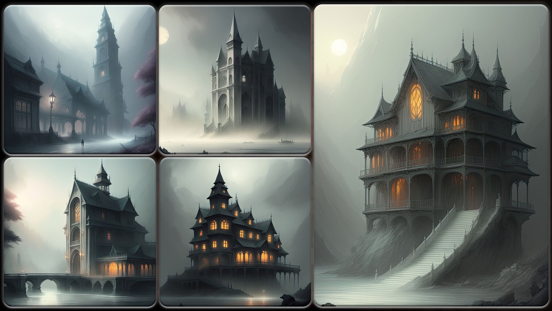ArtStation - 300 Fantasy Environments - Gothic Reference Pack | 4K | v ...