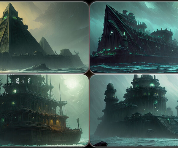 ArtStation - 200 Fantasy Environments - Ocean Reference Pack | 4K | v.6 ...