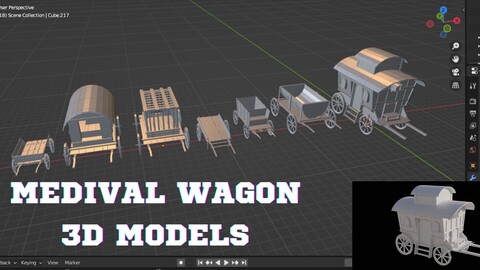 ArtStation - Wagon Wagon and Wagon | Game Assets