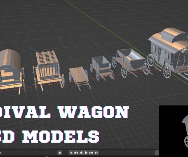 ArtStation - Wagon Wagon and Wagon | Game Assets